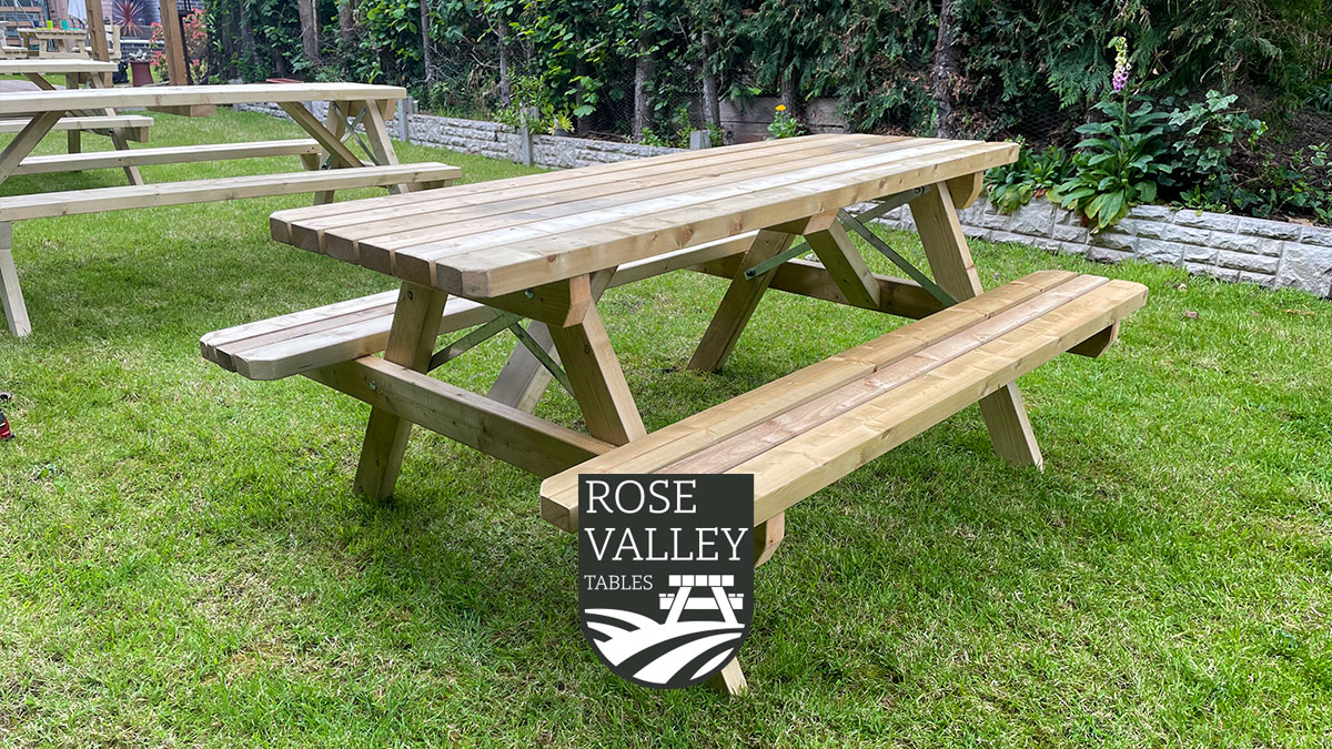 Rolleston Premium Accessible Picnic Table | Rose Valley Tables